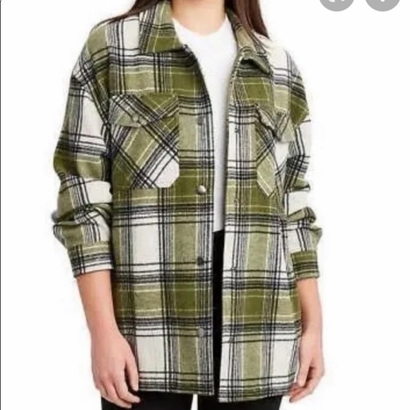 HFX | Jackets & Coats | Hfx Plaid Shacket | Poshmark